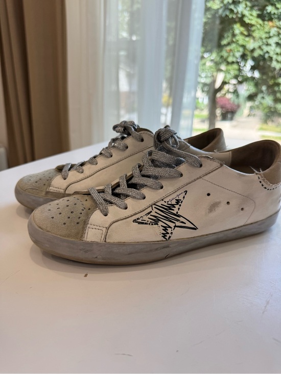 Golden Goose | Shoes | Golden Goose Superstar White Leather Sneakers Eu ...